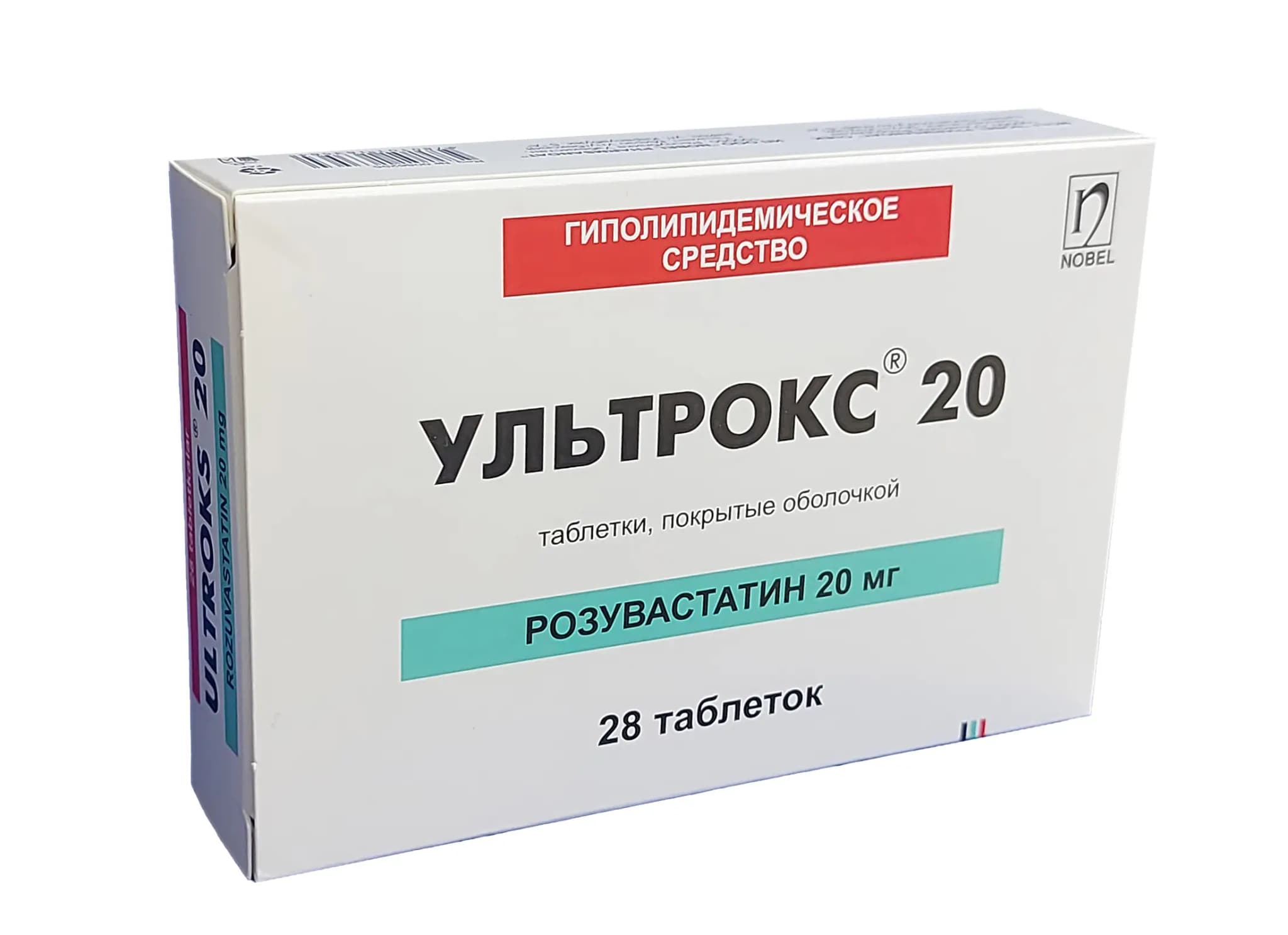 Mahsulot Ultrox tabletkalari 20mg №28